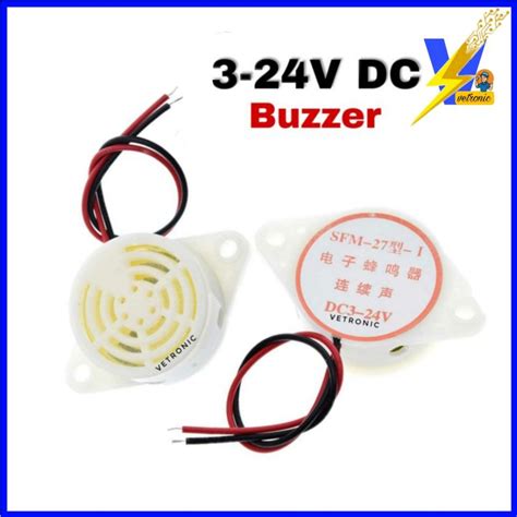 Dc V Continuous Beep Alarm Electronic Buzzer Sounder Lazada