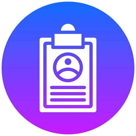 Premium Vector Patient Pofile Icon