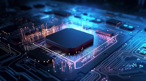 Premium AI Image A Computer Processor With Millions Of Connections And Signals Technology Cpu