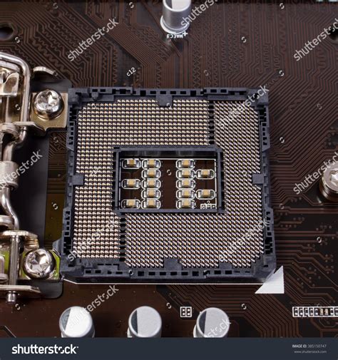 Close View Empty Processor Socket On Stock Photo Edit Now 385150747