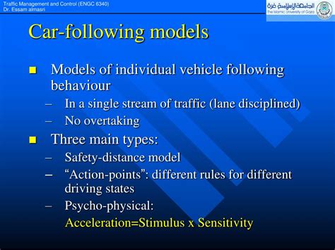 Ppt 9 Microscopic Traffic Modeling Powerpoint Presentation Free Download Id 3664719