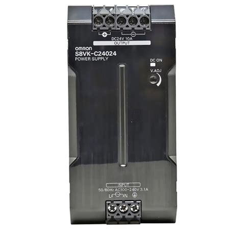 O Mron Switching Power Supply Output DC24V Input 100 240VAC S8vk C24024 240W 10A Switching