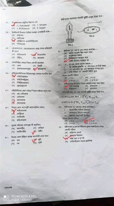 Hsc Biology 1st Paper Question Solution 2024 All Boards Published Today