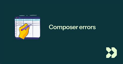 composer errors docs