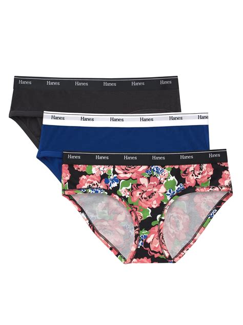 Hanes Originals Womens Hipster Underwear Breathable Cotton Stretch 3