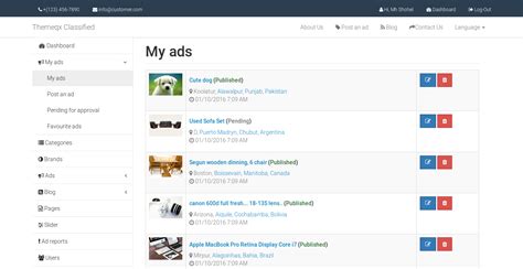 themeqx advanced php laravel classified ads cms themeqx