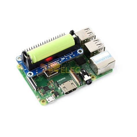 Lithium Battery Expansion Board For Raspberry Pi 5V Regulated Output Bi