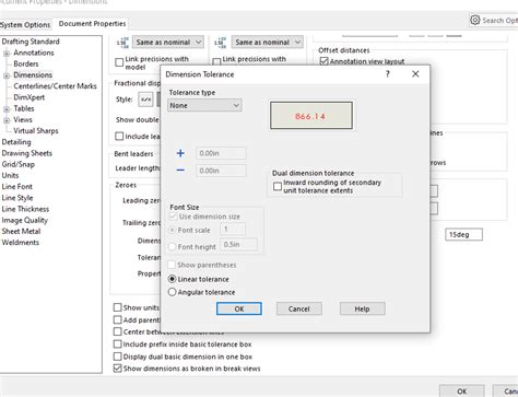 Easier Way To Apply Tolerances R Solidworks