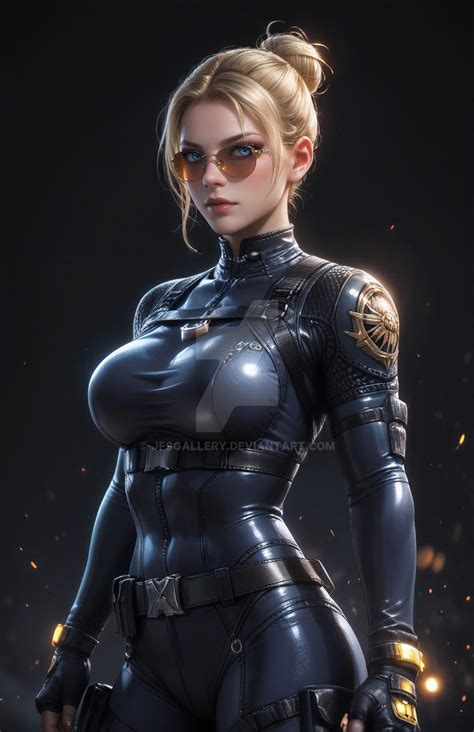 Ai Cassie Cage Mortal Kombat By Jfsgallery On Deviantart