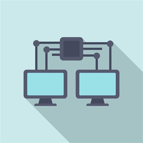 Premium Vector Machine Learning Network Icon Flat Illustration Of Machine Learning Network
