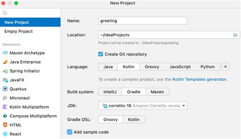 Tutorial Create Your First Kotlin Application IntelliJ IDEA