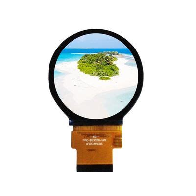 Circular TFT LCD HMI Display Inch X Resolution MCU Interface