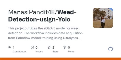 github manasipandit48 weed detection usign yolo this project utilizes the yolov8 model for