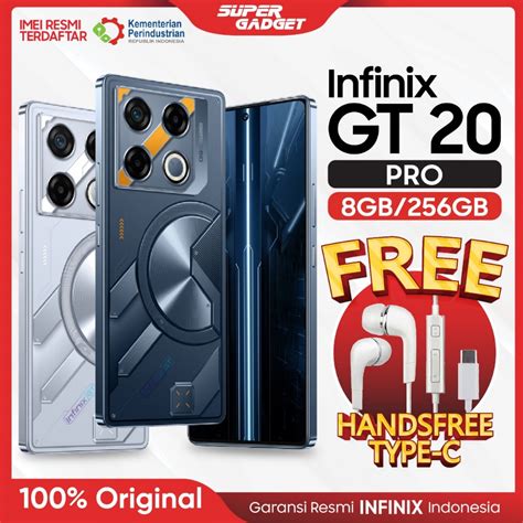 Jual Infinix GT 20 Pro 5G 8 256GB RAM 8 ROM 256 8GB 256GB GT20 Pro HP Gaming Smartphone Android