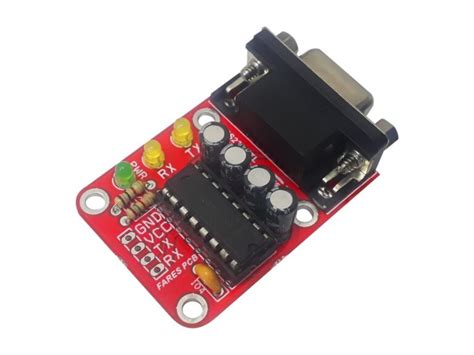 Uart Serial Rs232ttl Converter Db9 To Pin Header Fares Pcb