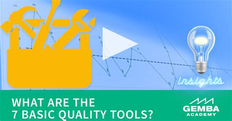 what are the 7 basic quality tools gemba academy