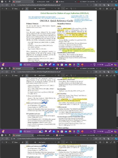 Oscola Citation Pdf