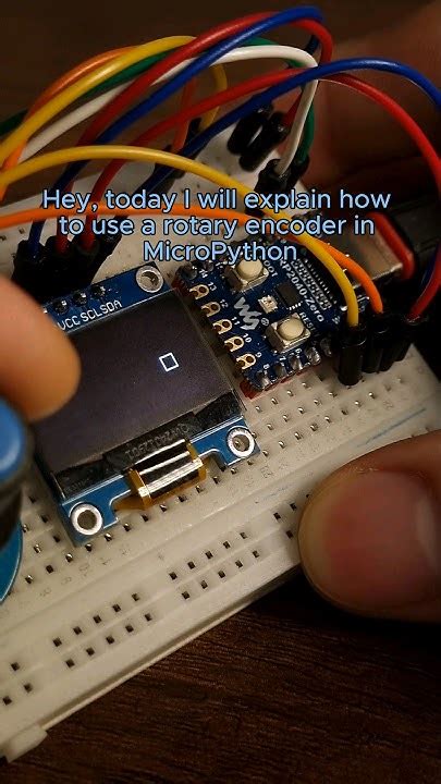 Guide To Using A Rotary Encoder With Micropython Code Explanation Micropython Youtube