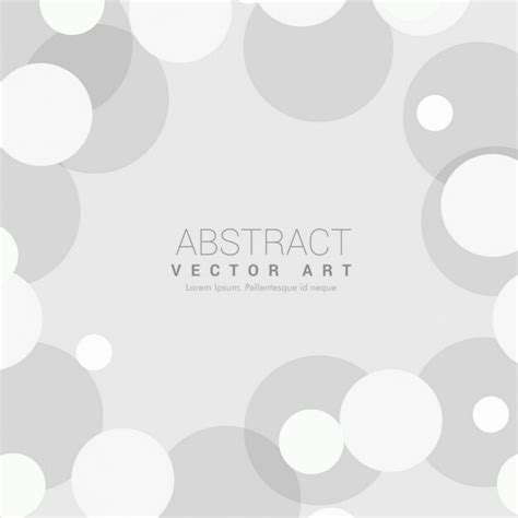 동그라미와 회색 배경 무료 벡터