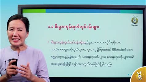 Grade 12 လှုမှုရေးသိပ္ပံ ၁ ပထဝီဝင် ကမ္ဘာပေါ်ရှိစီးပွားကုန်ထုတ်လုပ်ငန်းများ အပိုင်း ၁ Youtube