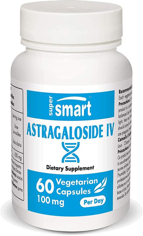 Supersmart Astragaloside Iv 98 100 Mg Per Day Astragalus Root Extract