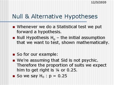 1232020 Hypothesis Testing An Example Hypothesis Testing Situation