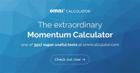 Momentum Calculator Easy Rapid Calcs