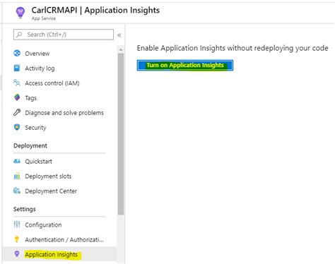 Adding App Insights To An Azure App Service Carl De Souza
