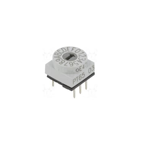 PT APEM Switch Rotary DIP HEX Position MA VDC JFL Electronics