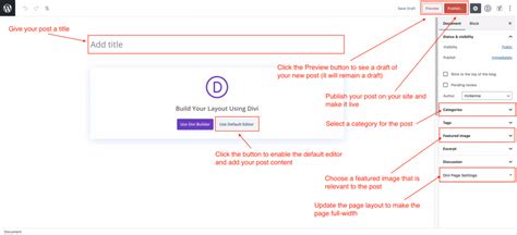 Creating A New Blog Post On Your Divi Wordpress Site Clicks Web Design