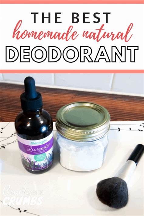 Homemade Natural Deodorant Artofit