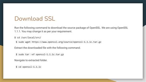 PPT How To Install OpenSSL In Ubuntu PowerPoint Presentation Free Download ID
