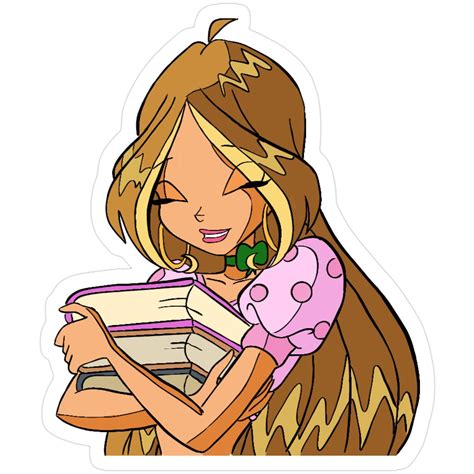 Winx Club Flora Drawing Sticker Sticker For Sale By Piacore Poster