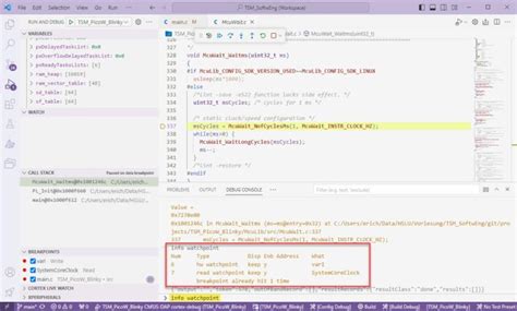 Vs Code Data Breakpoints And Watchpoints Erich Styger
