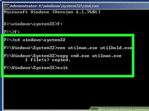 4 Ways To Bypass Windows 7 Password WikiHow
