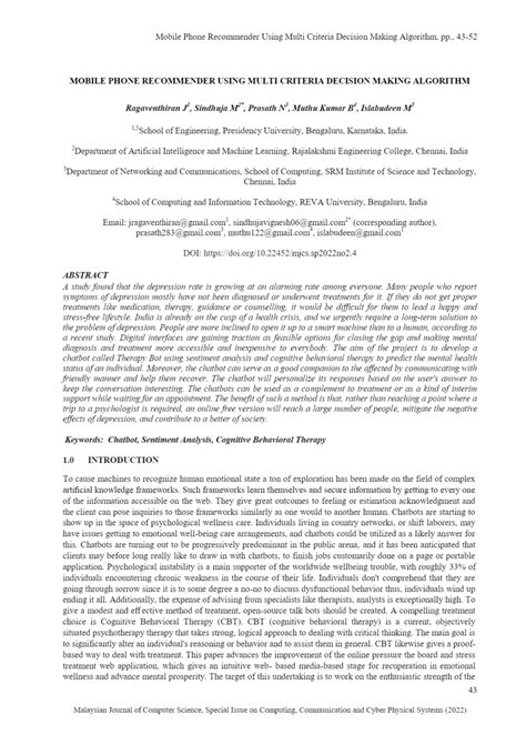 Pdf Mobile Phone Recommender Using Multi Criteria Decision Making Algorithm