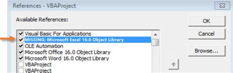 Compile Error Can T Find Project Or Library In Excel