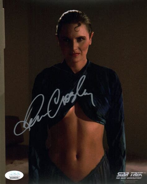 Denise Crosby Star Trek 8x10 Signed Photo Jsa Certified Autograph
