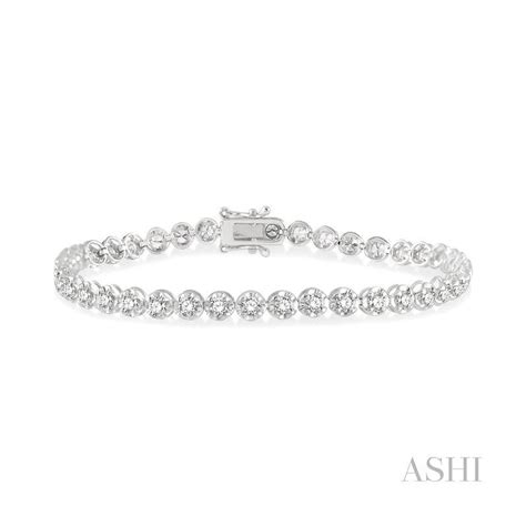 Illusion Diamond Tennis Bracelet Park Place Jewelers Md