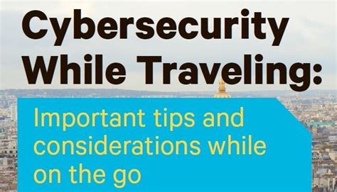 Protect Your Data While Traveling