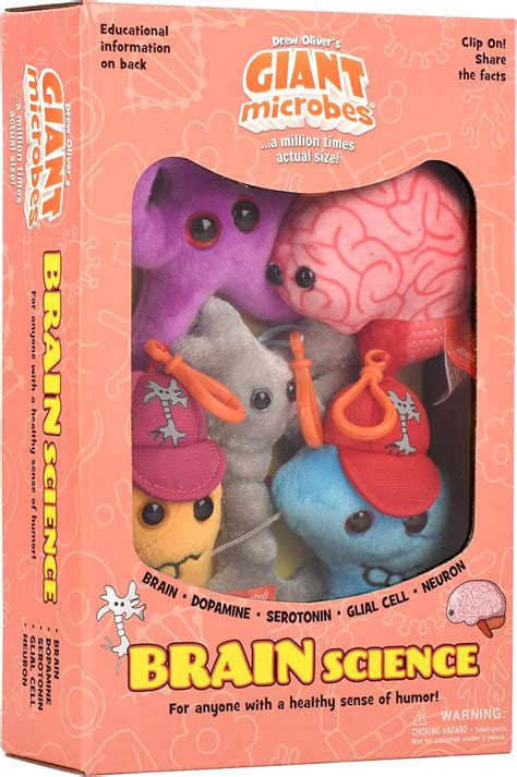 Giant Microbes Brain Science Themed T Box Brain Ts