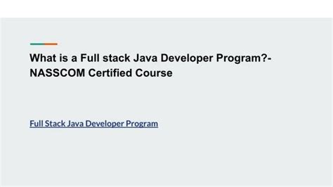 Ppt Java Full Stack Course Powerpoint Presentation Free Download Id12233658