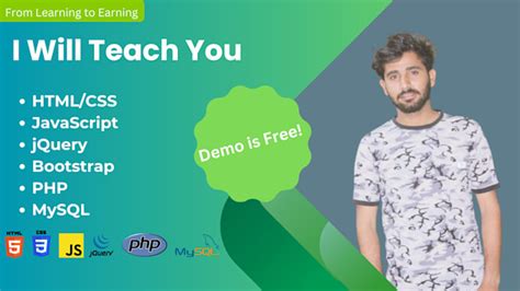 Teach You Html Css Javascript Php Mysql Web Development By Faheemkhoso Fiverr