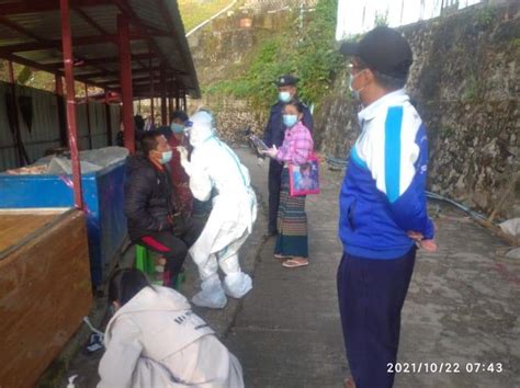 ပလောင်ကိုယ်ပိုင်အုပ်ချုပ်ခွင့်ရဒေသ နမ့်ဆန်မြို့နယ် နံနက်ခင်းပျံကျစျေးအတွင်းရှိ စျေးရောင်းသူ ဝယ