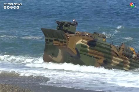 ข่าวเกาหลีใต้ซ้อมรบสะเทินน้ำสะเทินบก เตรียมความพร้อมรับมือเกาหลีเหนือ