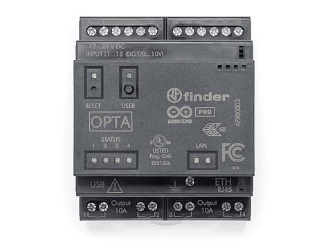 Arduino Opta Microplc With Industry Iot Capabilities Ethernet And Usb C