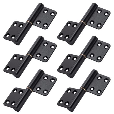Buy Mozcorn 6 Pcs 4 Inch Lift Off Hinges Hinges Black Door Hinge Lift Off Hinge Removable Hinges
