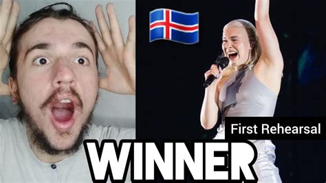 Diljá Power First Rehearsal Iceland 🇮🇸 Reaction Eurovision 2023