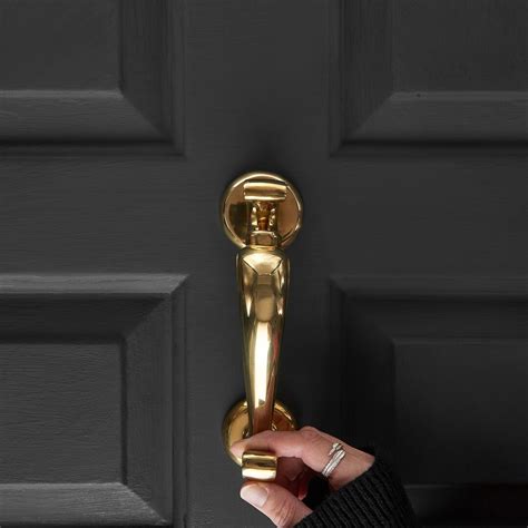 Doctors Door Knocker Polished Brass
