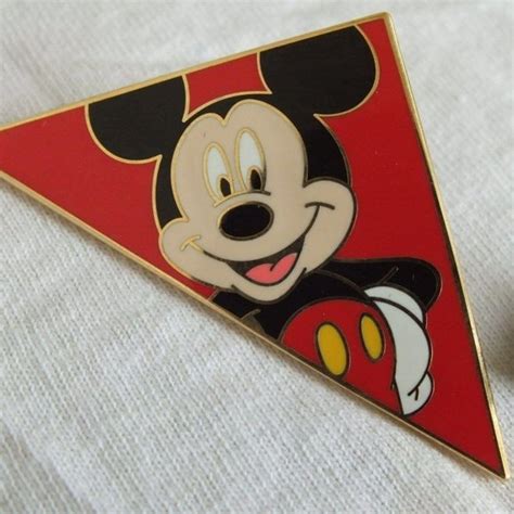 Disney Toys Disney Pin Mickey Mouse And Friends Tangram Set Red Mickey Mouse Triangle 208